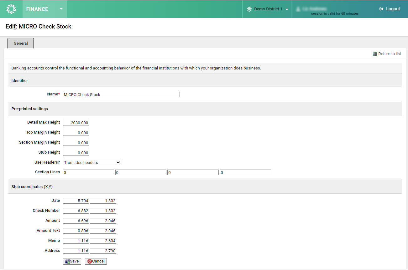 BA Add Check Stock Configurations