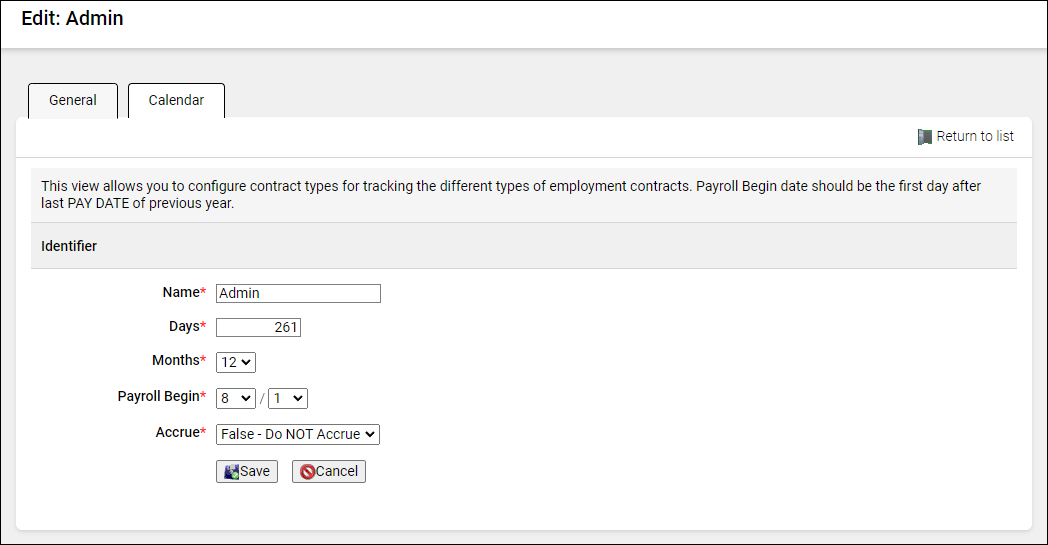 HR Add Contract Types
